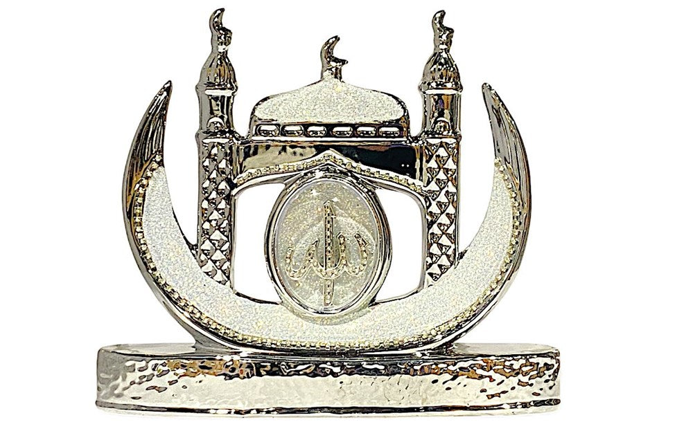 Silver and Gold Allah Table Decor