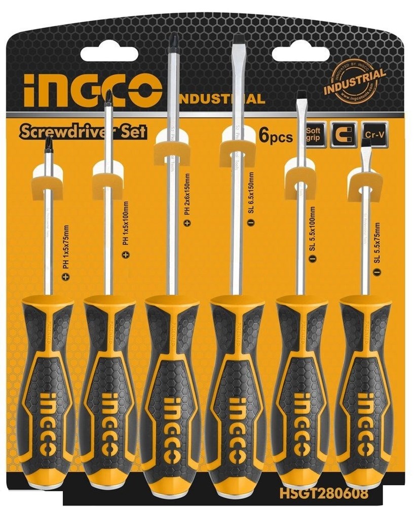 Screwdriver Set 6pc HKSD0628