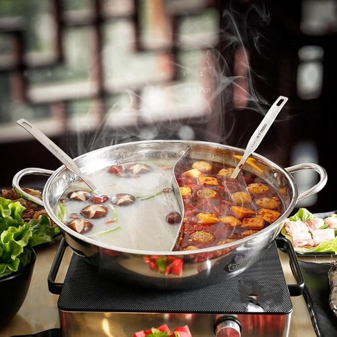 Stainless Steel Korean Style Hot Pot 32cm HS0032