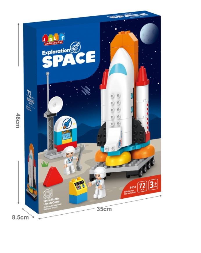 Space Building Blocks 72pc JM2106021
