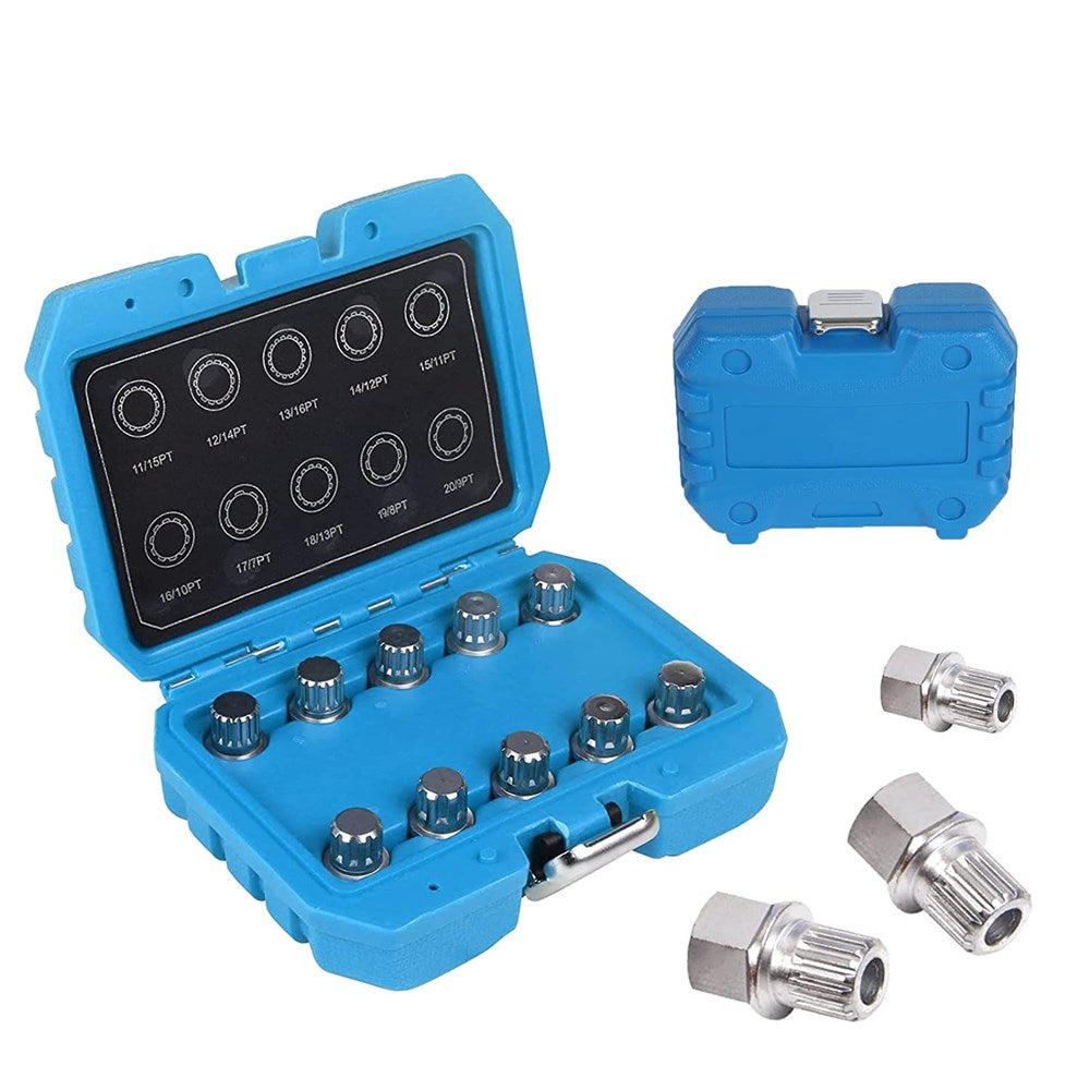 10pc BMW Wheel Lock Screw Socket Set